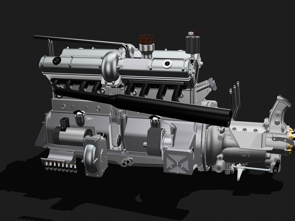 Alfa Romeo 8C2300 engine 1/4th scale - Ready and Done - Ready For ...